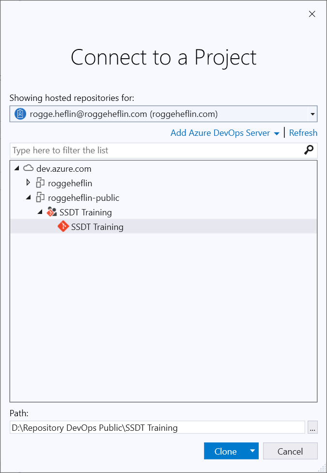 Visual Studio Solution for SSDT – Rogge Heflin